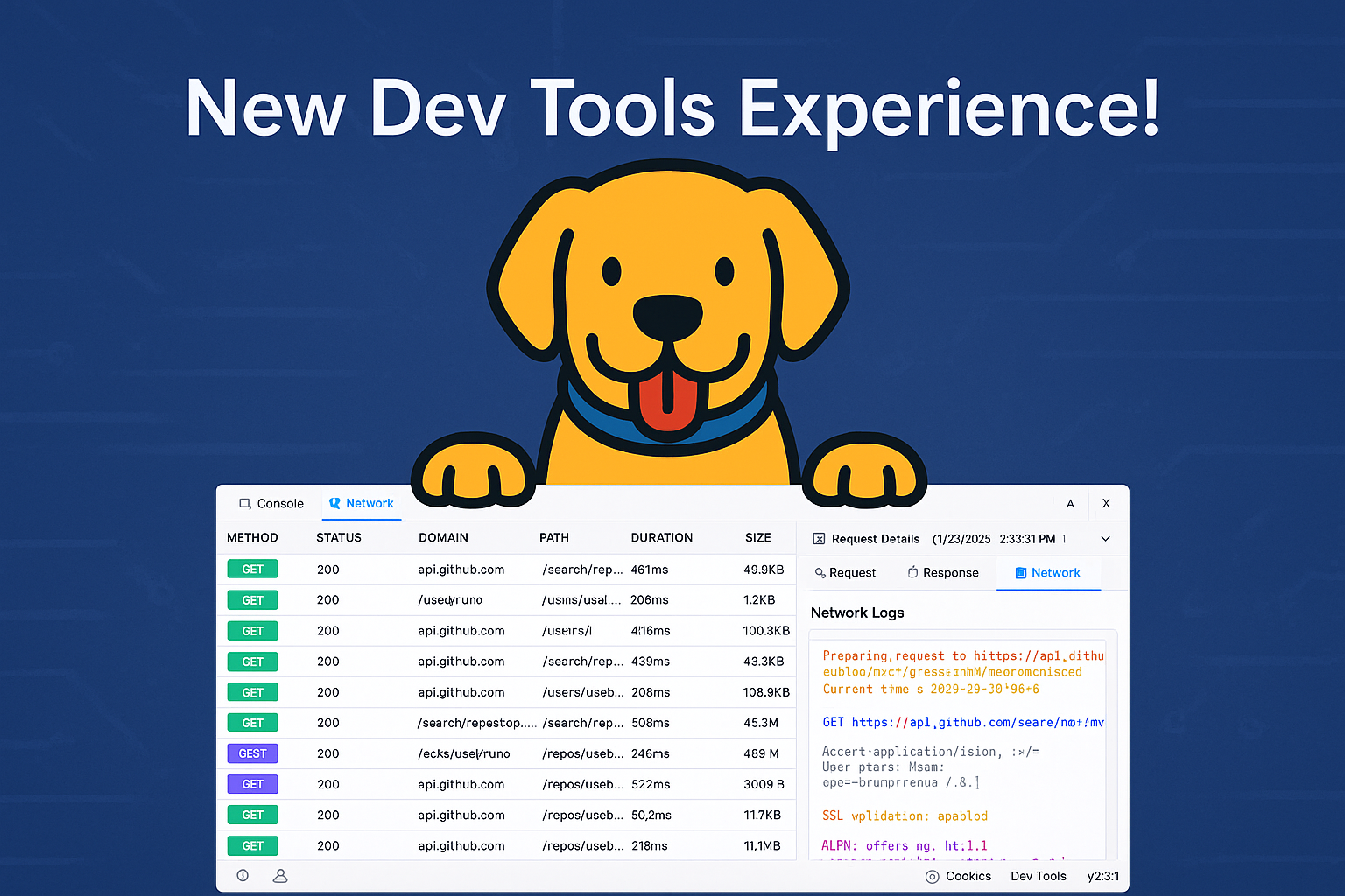 Bruno Dev Tools: Console and Network Logs Made for API Work
